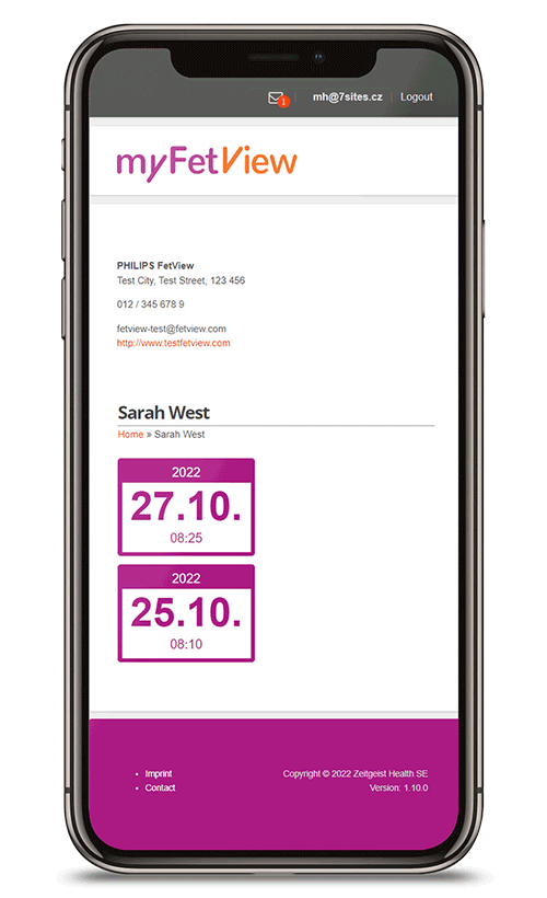The web-portal for women for their clinical studies | Philips Healthcare